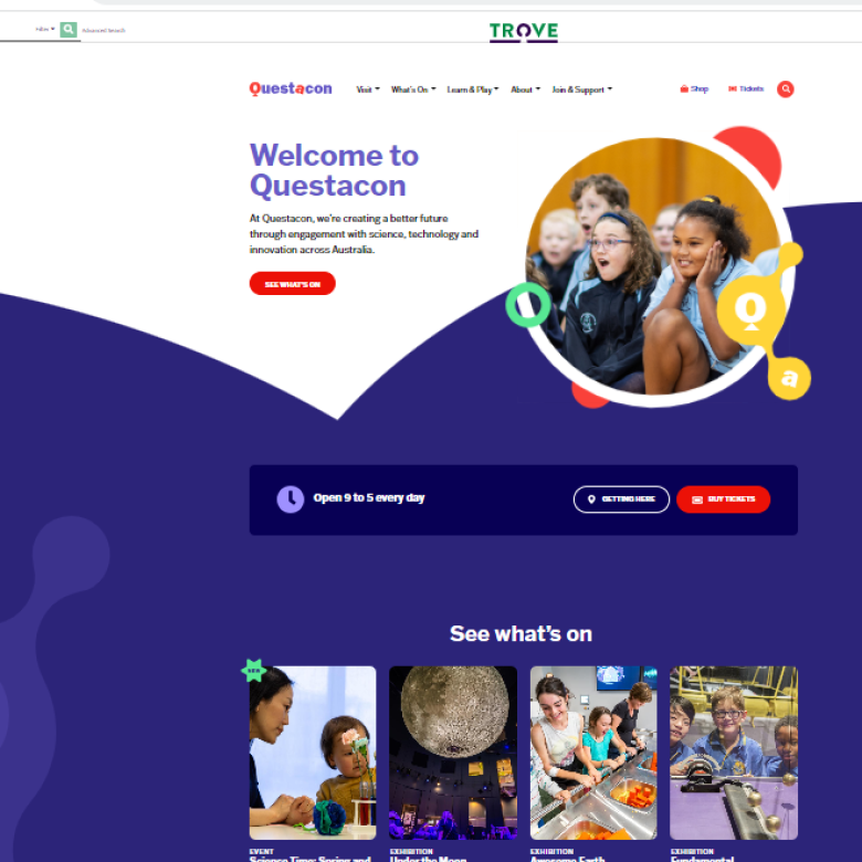 Our history | questacon